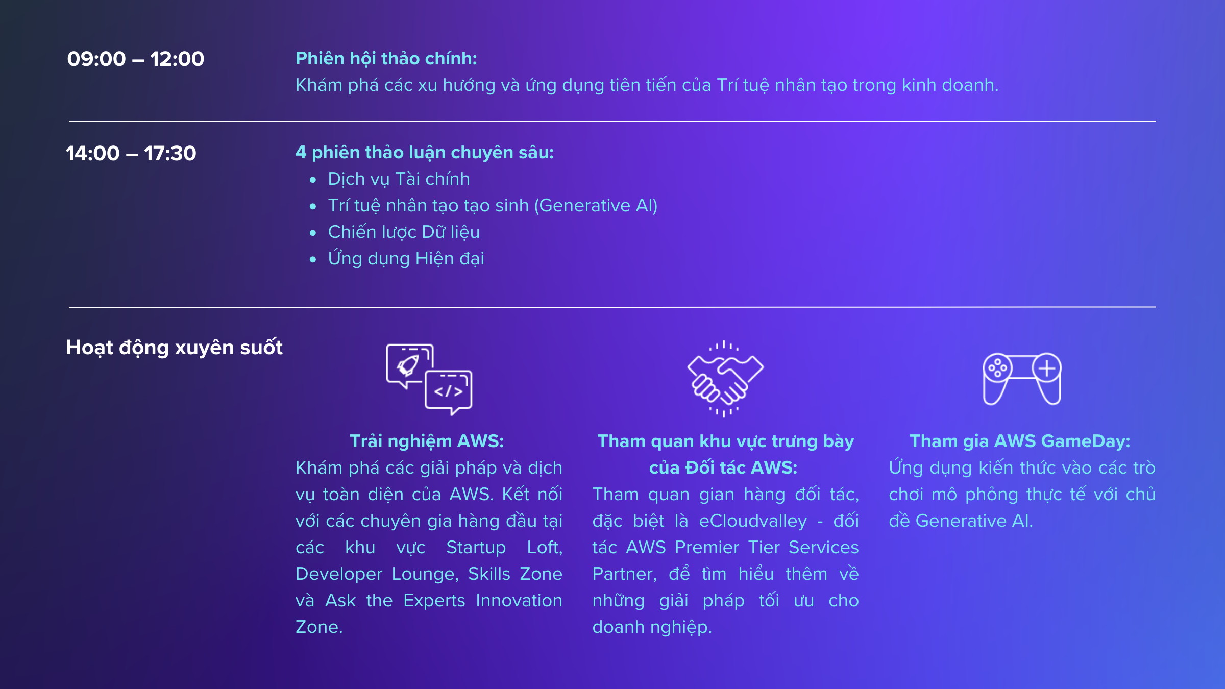 Tham gia cùng eCloudvalley tại AWS Cloud Day 2024 | eCloudvalley