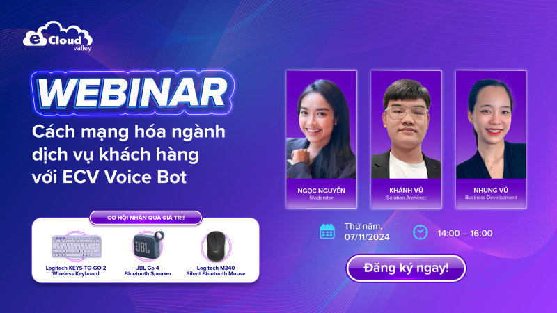 ECVBot & ECV Voice Bot - Cách mạng hóa ngành dịch vụ khách hàng với eCloudvalley | eCloudvalley