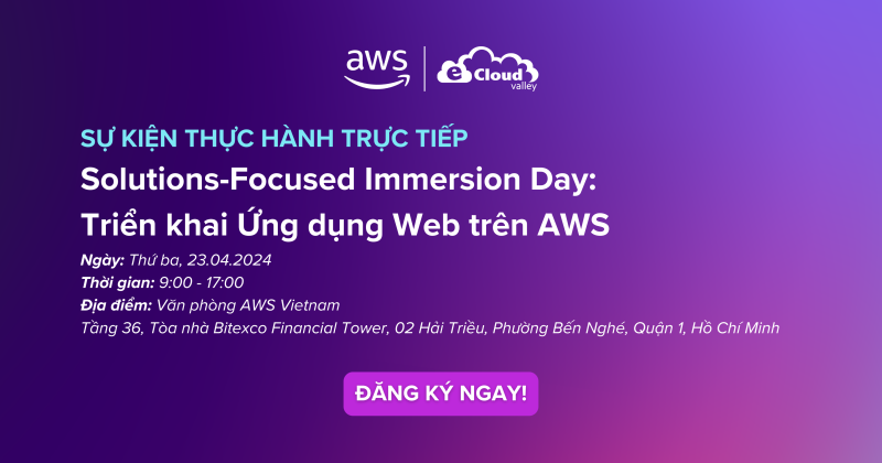 Sự kiện thực hành: Triển khai Ứng dụng Web trên AWS | eCloudvalley