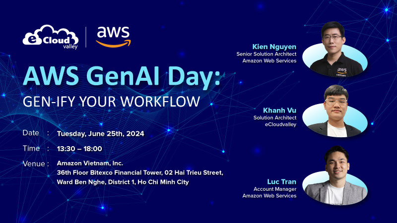 AWS GenAI Day: Gen-ify Your Workflow | eCloudvalley