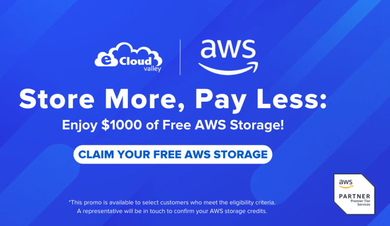 Store More, Pay Less: Enjoy $1000 of Free AWS Storage! | eCloudvalley