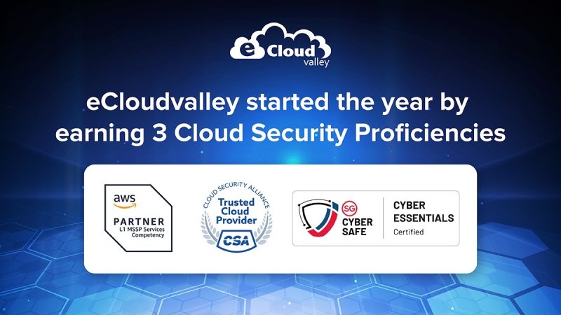 eCloudvalley started the year by earning 3 Cloud Security Proficiencies | eCloudvalley
