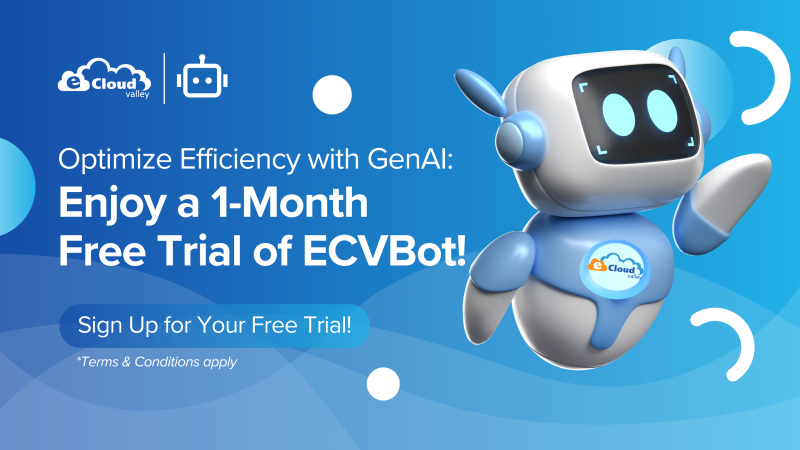 Optimize Business Efficiency with GenAI | Free 1-Month Trial of ECVBot | eCloudvalley